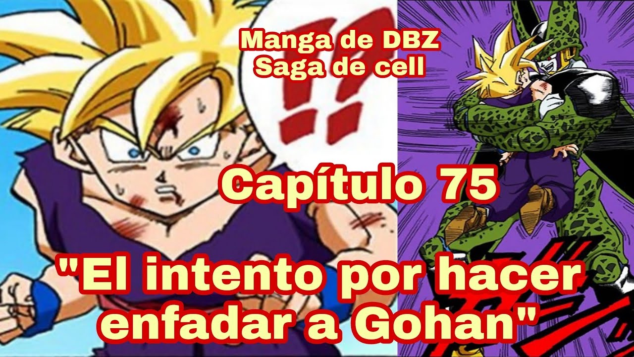 Dragon Ball Z Saga de Cell: El intento por hacer enfadar a Gohan ...