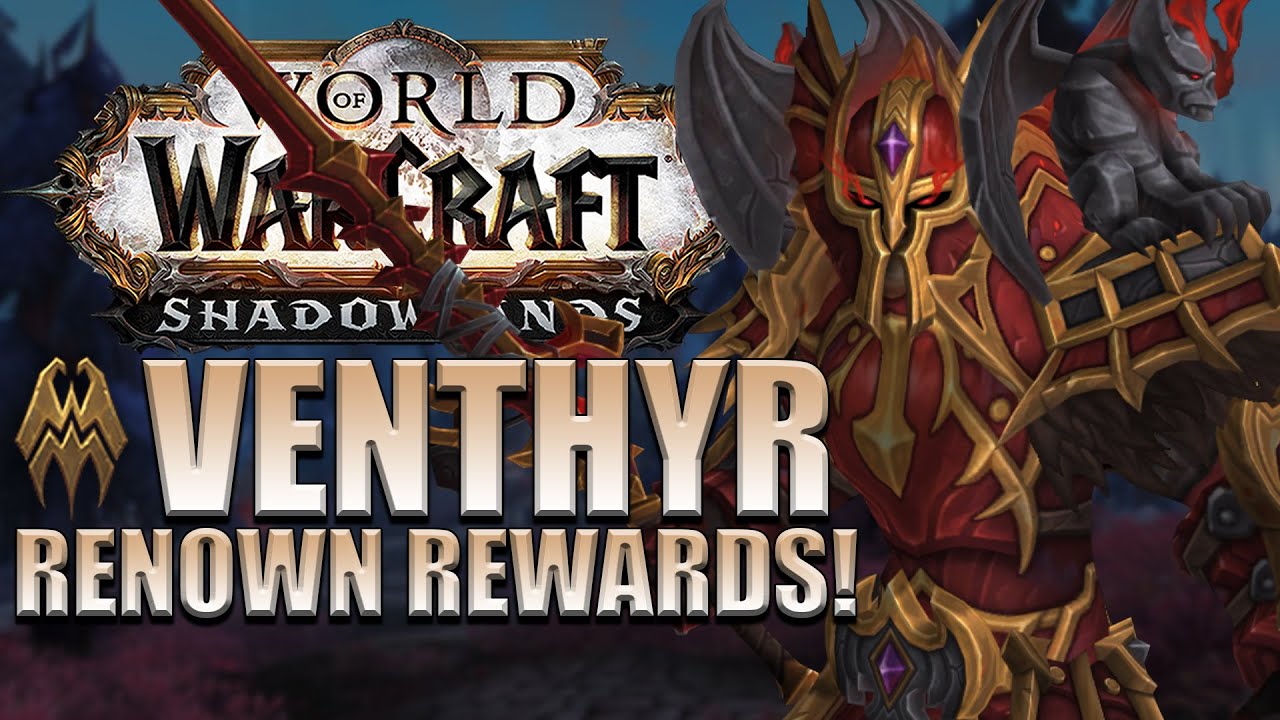 Venthyr Renown REWARDS! Mounts/Transmog/Pets/Titles & More ...