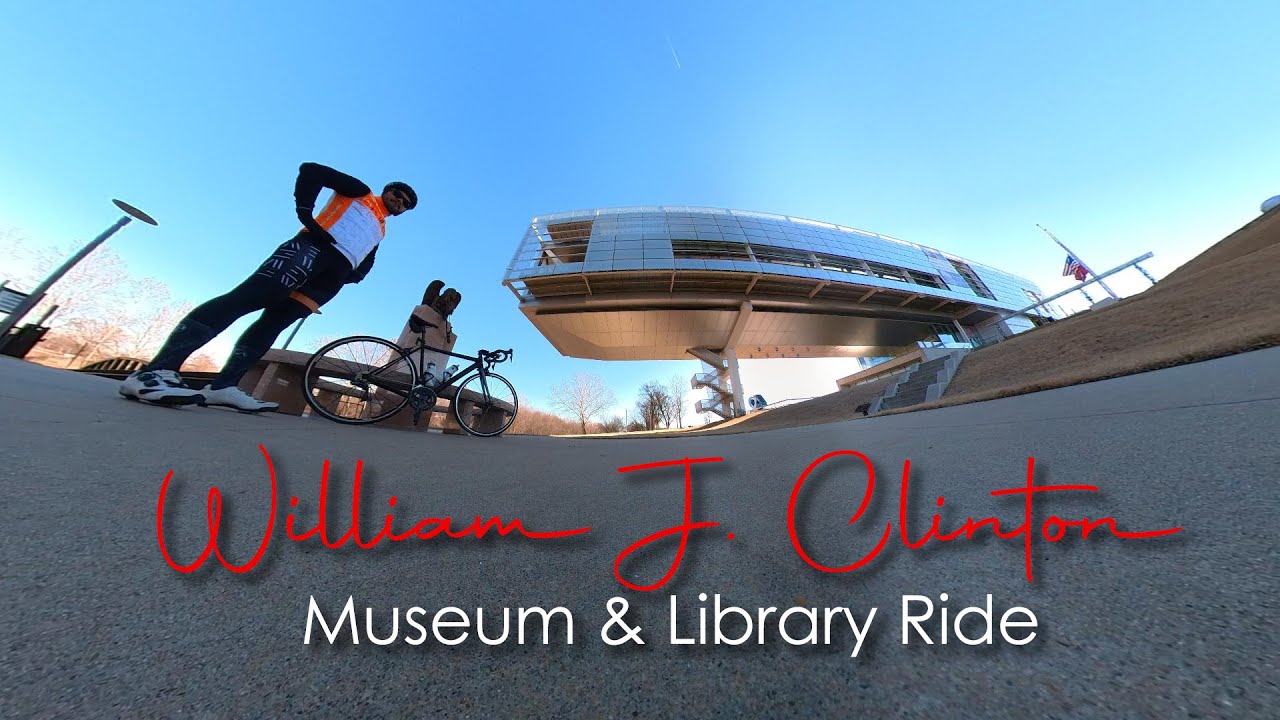 WILLIAM J. CLINTON MUSEAUM & LIBRARY LOOP RIDE - YouTube