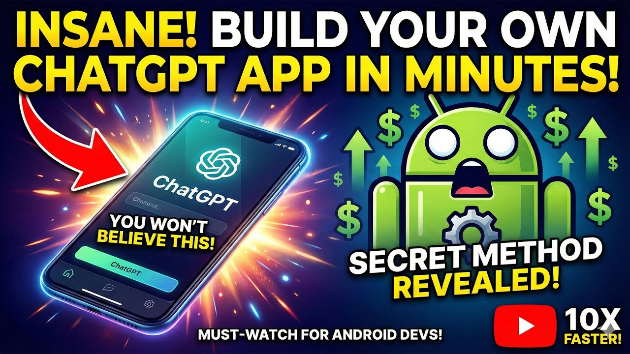 Don't Just Use ChatGPT, Build It! (Android Dev Tutorial) - YouTube