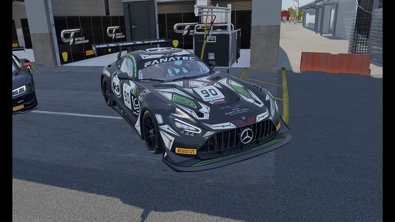 Mercedes AMG GT3 | Donington HOT AF lap. | Pedro Silva FREE setup | 1: ...