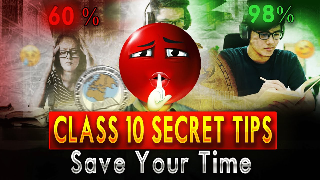 Secret Study Tips to Become Class 10 Topper 🔥 | Time-Saving Tricks for ...