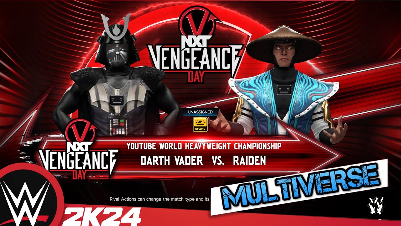 WWE 2K24 #multiverse - Darth Vader VS Raiden - YouTube