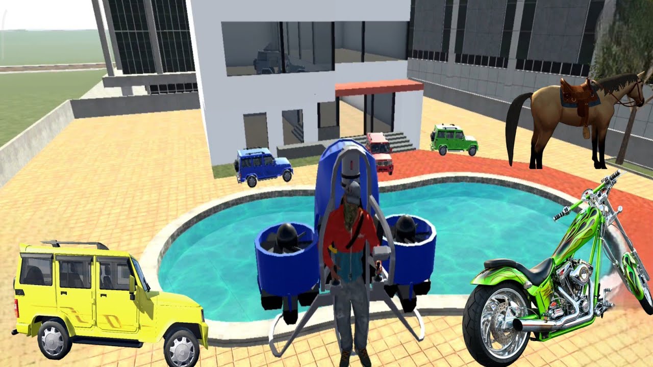 jetpack cheat code indian bike driving 3d Game - YouTube
