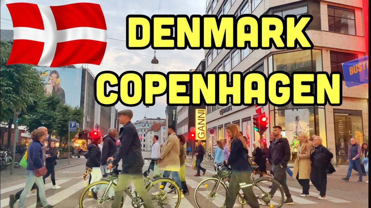 Copenhagen at sunset driving - 4K Driving In Downtown Denmark 🇩🇰🇩🇰🇩🇰 ...