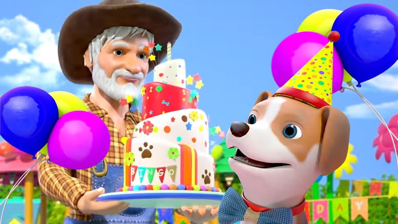 Bingo's Birthday Song, Happy Birthday and Fun Rhymes for Kids - YouTube