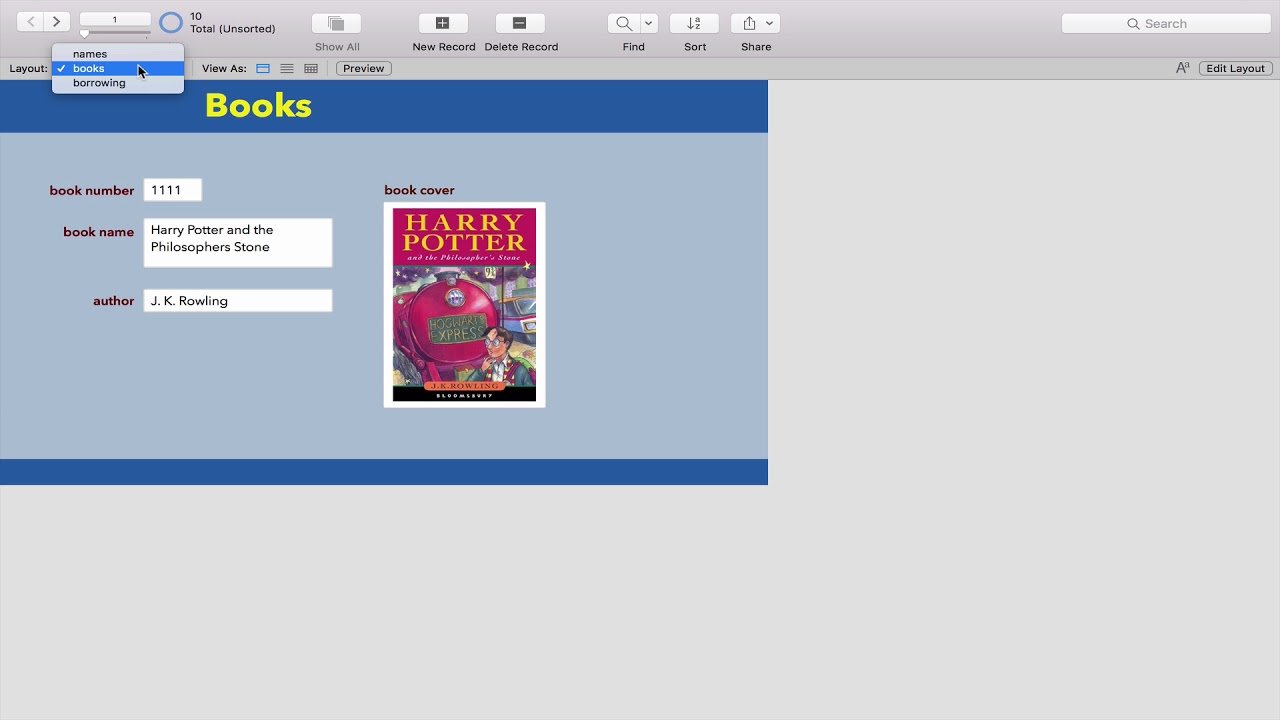 Filemaker Basics pt III - YouTube