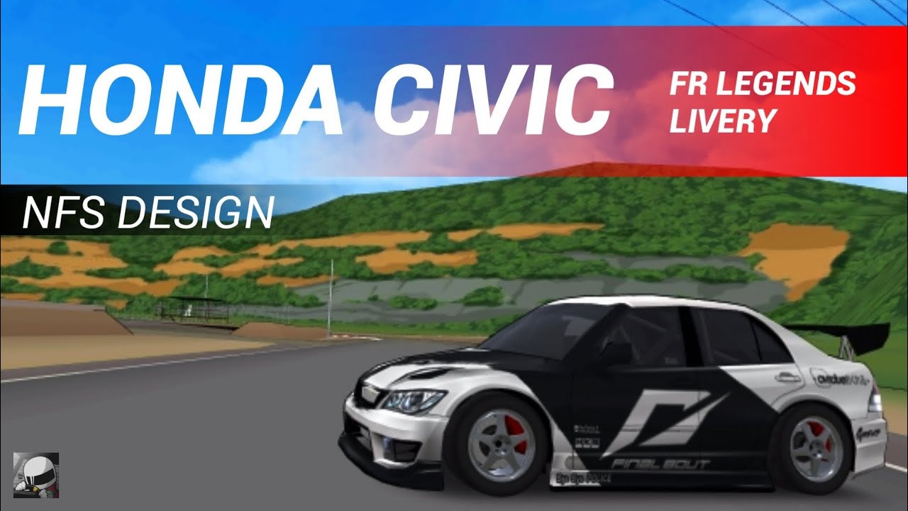 LIVERY HONDA CIVIC FD NFS DESIGN | FR LEGENDS - YouTube