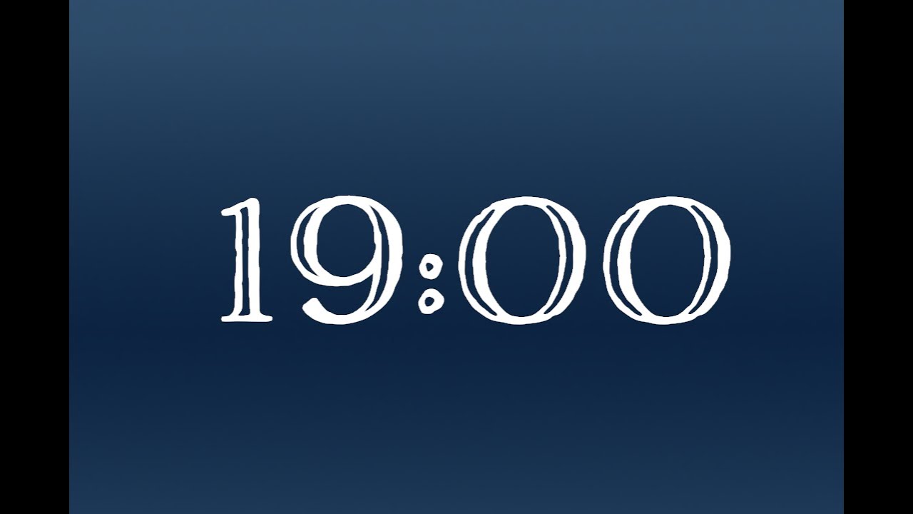 Countdown Timer for 19 minutes - YouTube