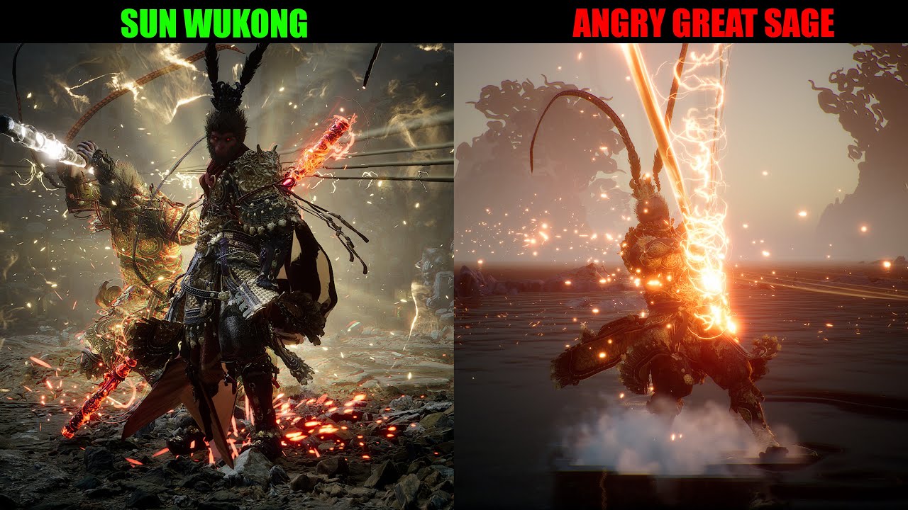 Unleashed Power: Sun Wukong Out of Control - Must-See Battle! - YouTube