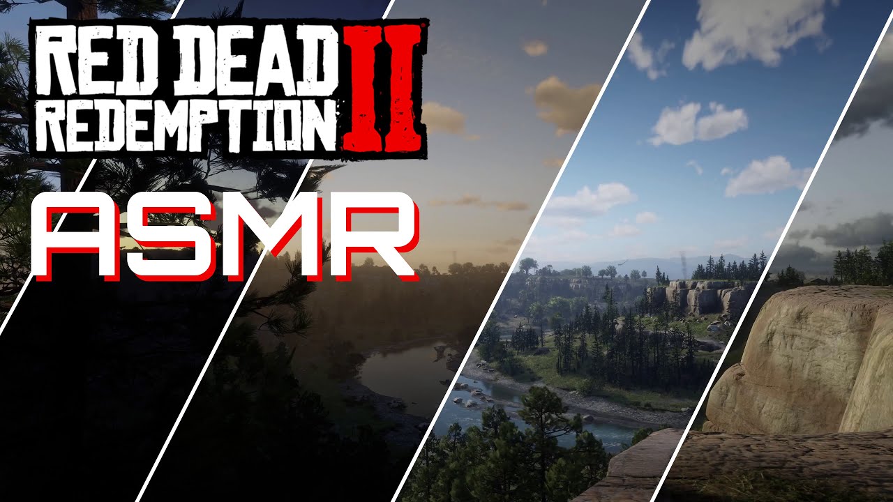 RDR2 Nature Sounds (1 Hour) - Overlooking the Dakota River Valley - YouTube