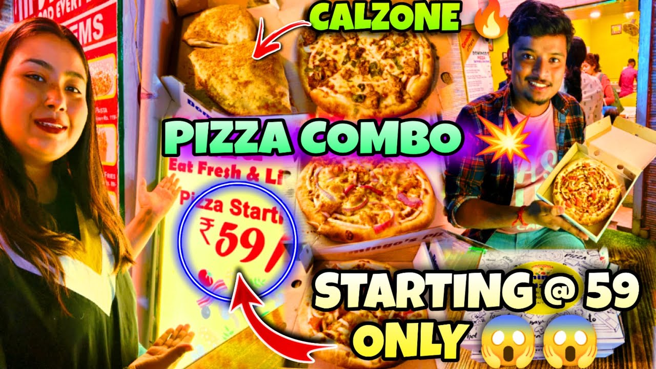 PIZZA @ 59 ONLY // CHEAPEST PIZZA COMBO IN BEHALA // CHICKEN CALZONE ...
