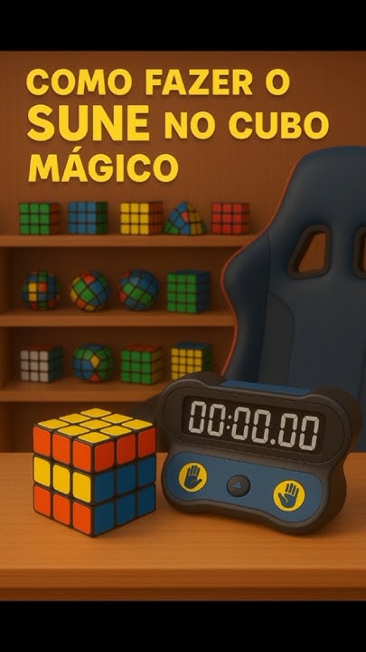 Como fazer o SUNE no cubo mágico 3x3. #shorts #cubomagico #cubo3x3 ...