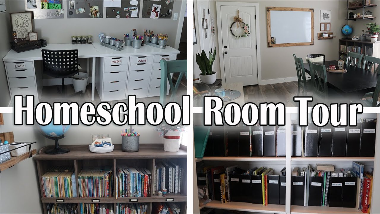 Homeschool Room & Closet Tour | Back to School - YouTube