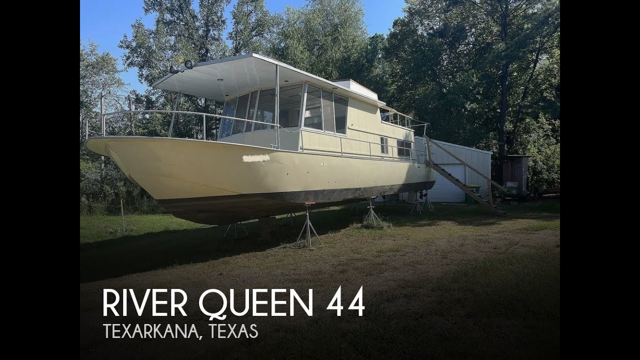 Used 1974 River Queen 44 for sale in Texarkana, Texas - YouTube