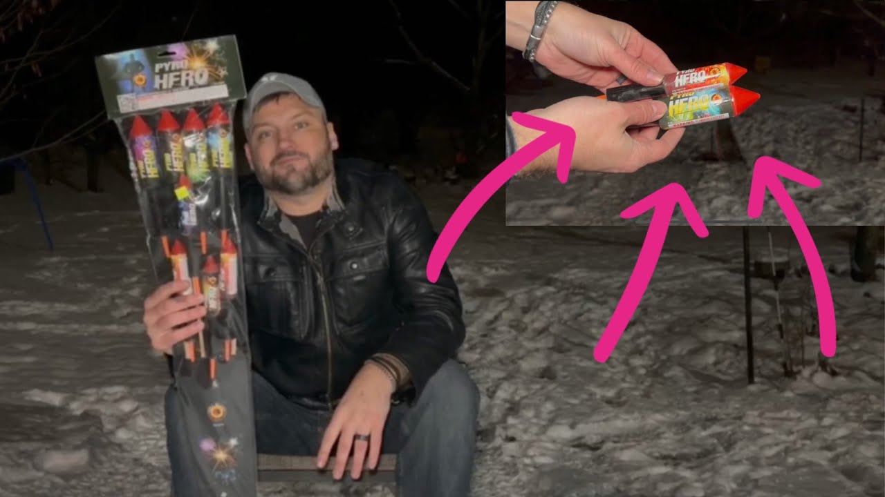 Pyro Hero Firework Rockets!! - YouTube