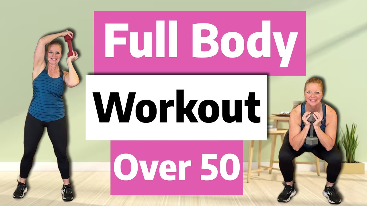 Standing Full Body Workout For Women 50 and Over | 20 Minute Workout ...