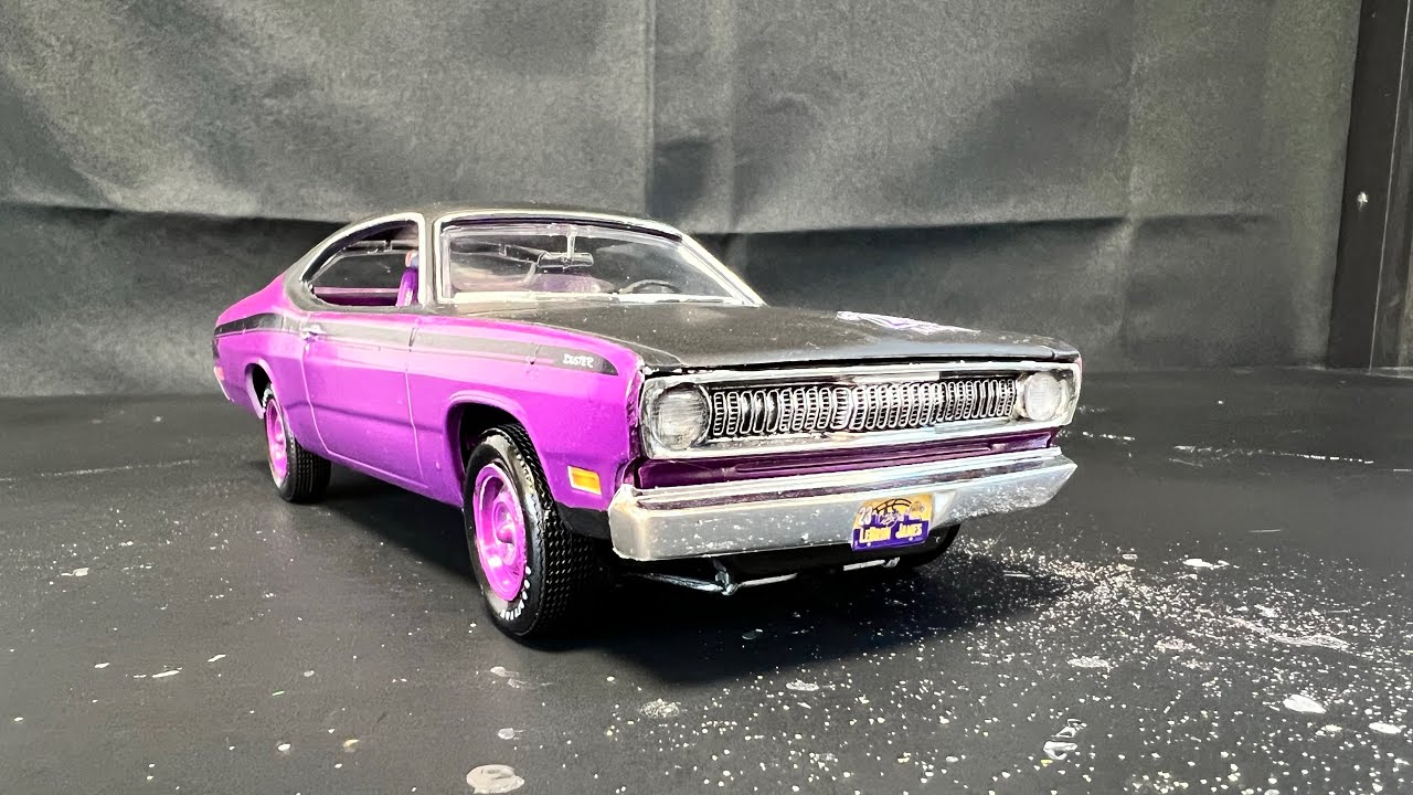 AMT Plymouth ‘71 Duster 340, 1/25 scale - Lebron James Themed - YouTube