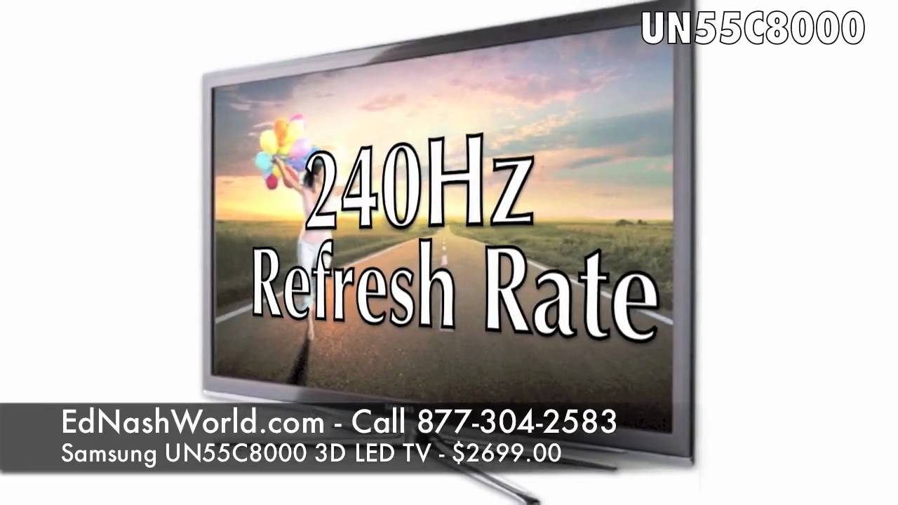 Samsung UN55C8000 3D LED TV | HDTV | 3D Televisions - YouTube