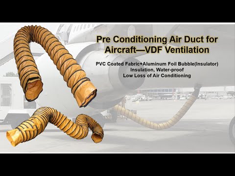 DFV Ventilation Pre Conditioning Air Ducting Hose for Aircraft PCA ...