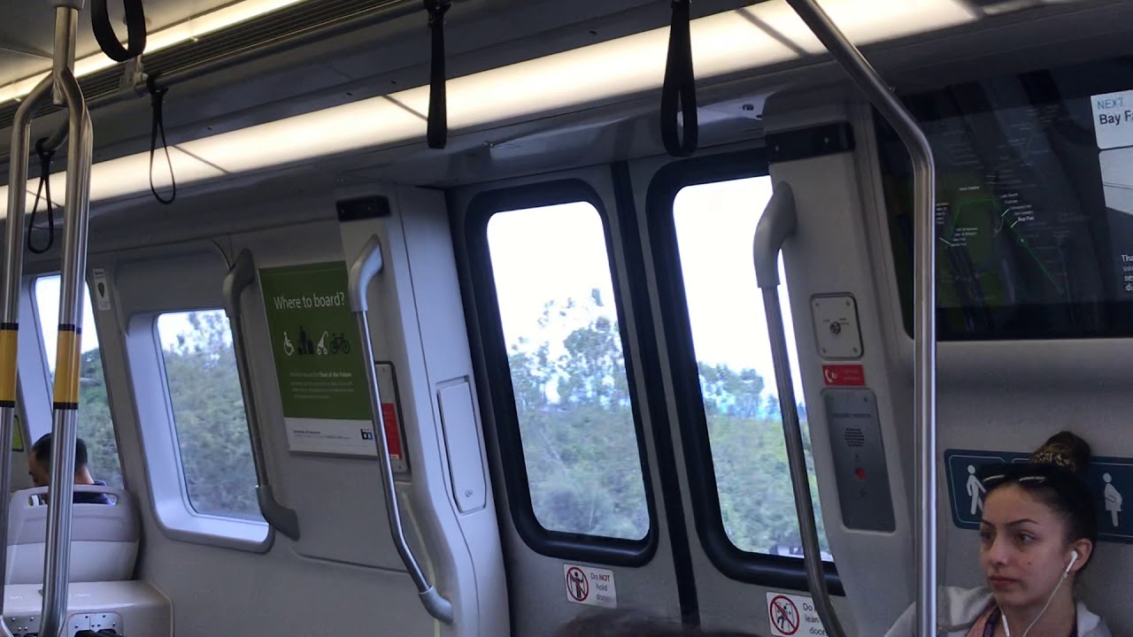 Another Fleet Of Future 5 cars Test Train at Hayward Station out of ...