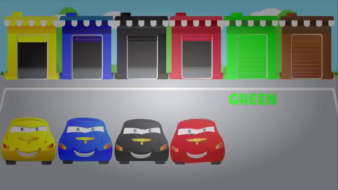 Learn Colors With Lightning Mcqueen Cars For Kids - Video Learning For ...