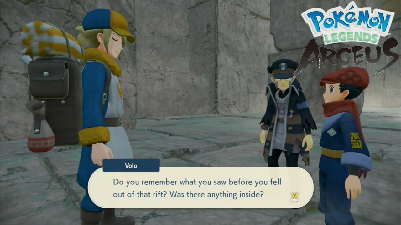 Pokémon Legends Arceus - Ancient Quarry inside Cave & Battle Against ...