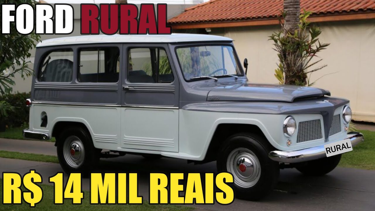 FORD RURAL A VENDA A PARTIR DE 14 MIL REAIS - YouTube