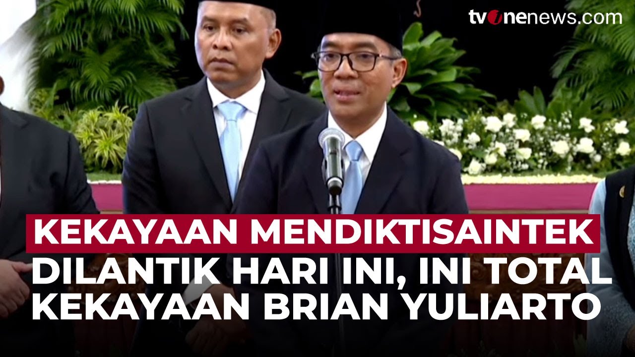 Dilantik Jadi Mendiktisaintek, Prof. Brian Yuliarto Punya Kekayaan Rp18 ...