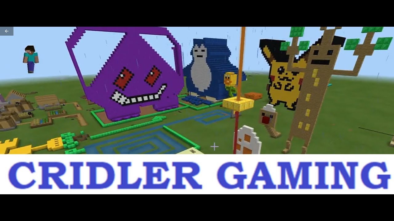 Cridler Reacts to Minecraft - Pokemon World - that we built in 2016 ...