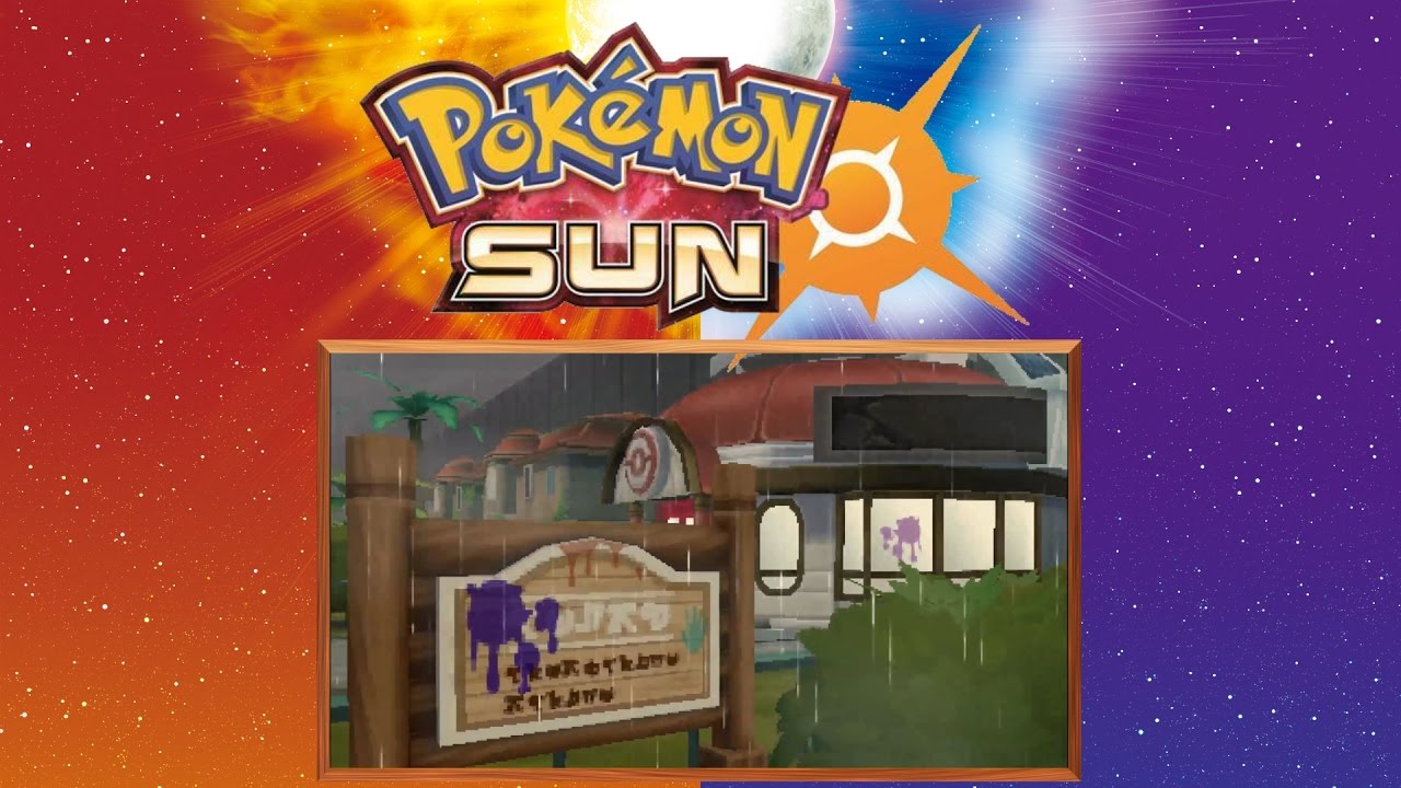 Pokémon Sun and Moon - Part 65 - Welcome to Po Town! - YouTube