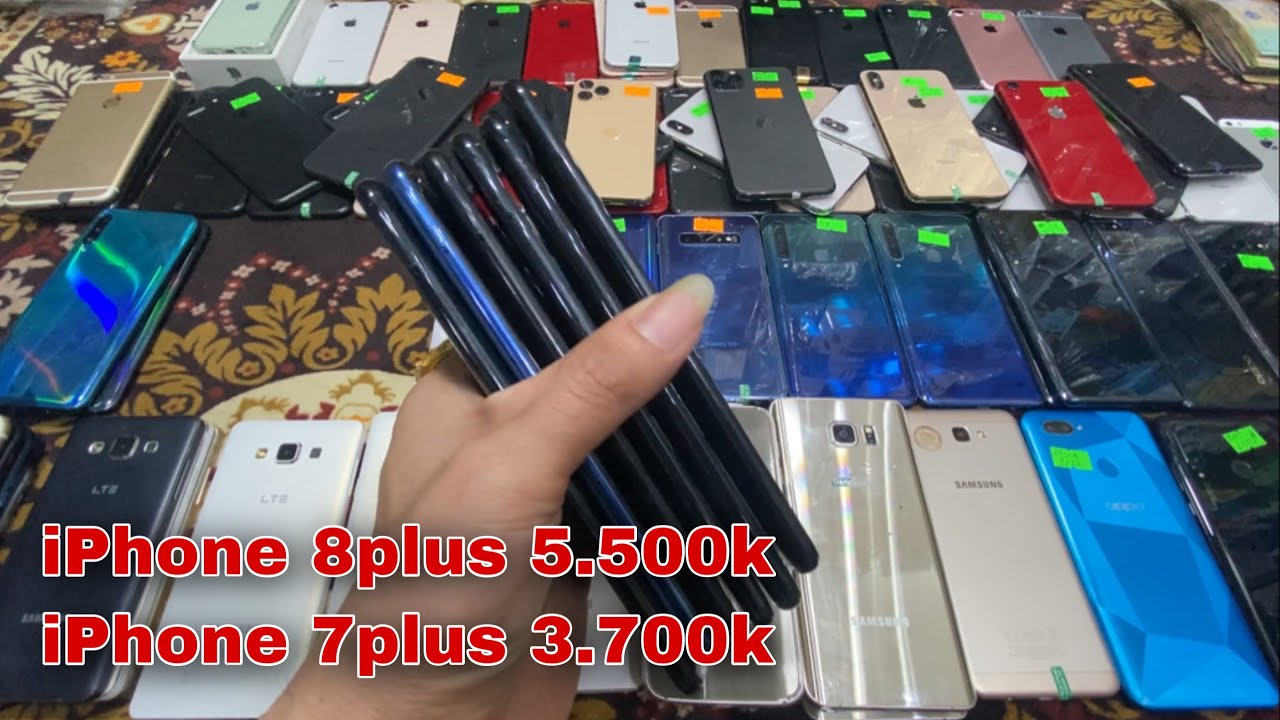 iPhone 8+ 5.500k, 5s, 7g, iPhone 12 mini... Sam Sung A30, J7 prime, S20 ...