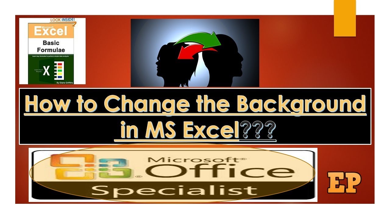 How to Change the Background in MS Excel 2007 - 2016| MS Excel मैं कलर ...