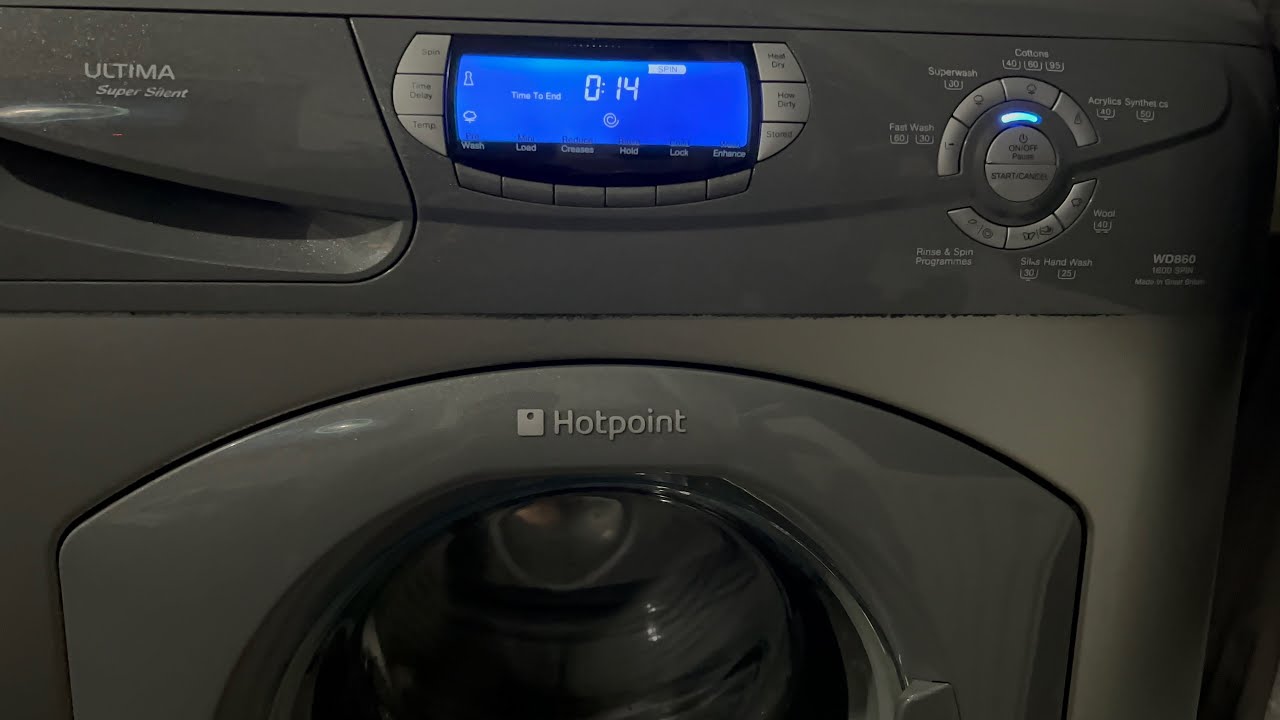 The first chugging Hotpoint WT960?! - YouTube