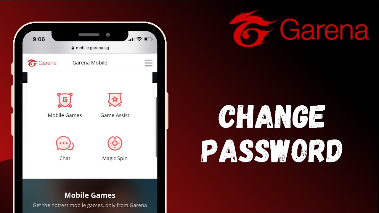 How to Change Password of Garena Account | 2021 - YouTube