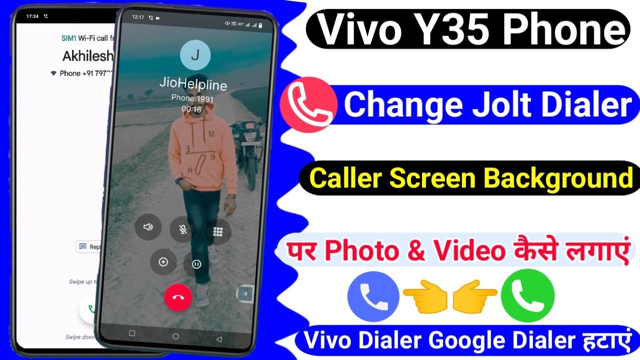 Vivo Y35 Caller Screen Background Me Video Kaise Lagaye । How To Set ...