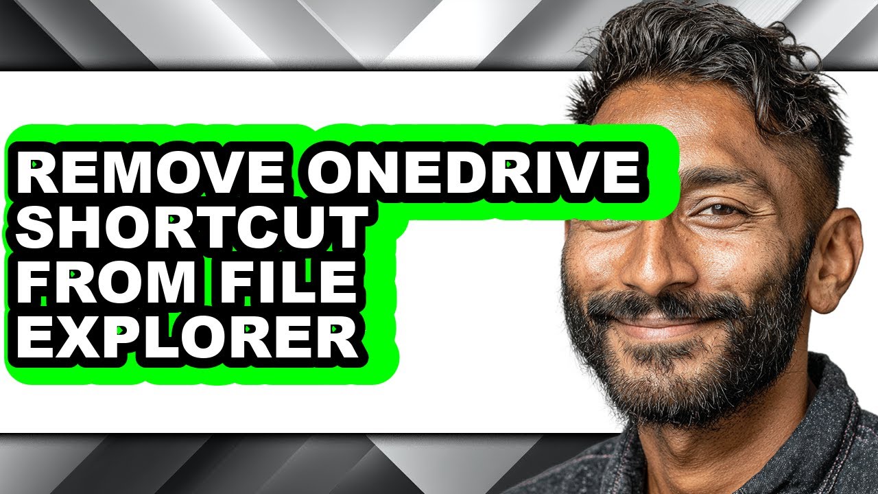 How to Remove Onedrive Shortcut from File Explorer (updated) - YouTube