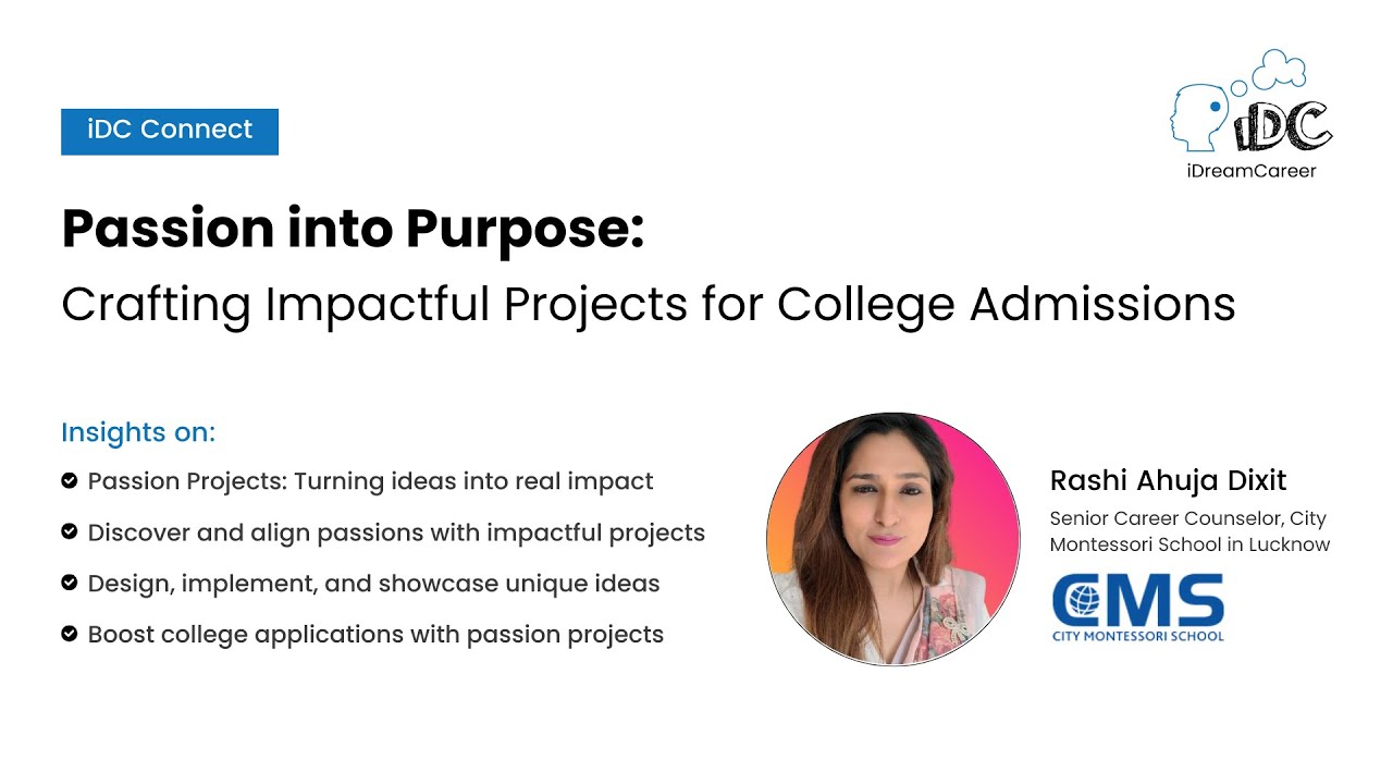 Passion into Purpose: Crafting Impactful Projects for College ...