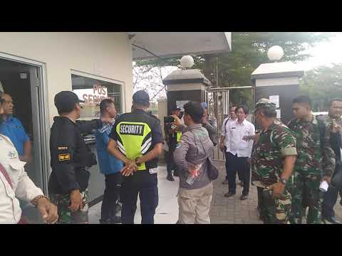 Saat Akan Sidak, Dansektor 18 dihadang oknum Karyawan dan security  PT. Chang Shin Indonesia