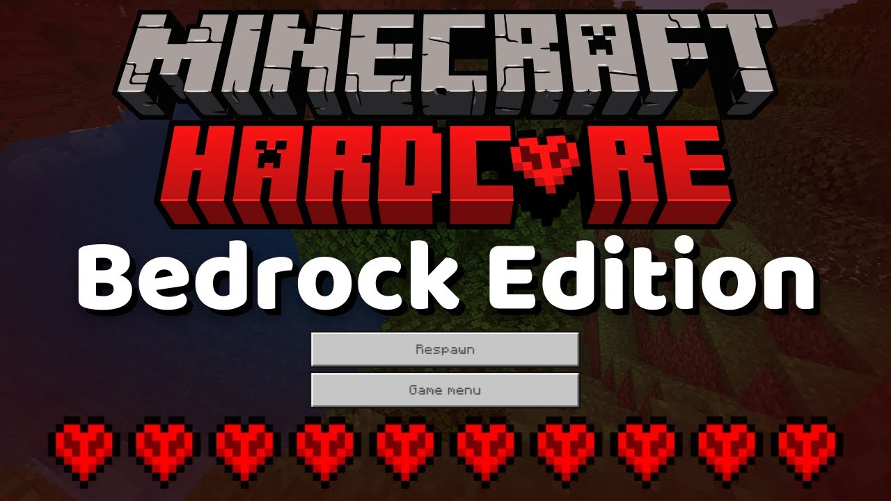 How to get HARDCORE MODE in Minecraft Bedrock 1.21 (Tutorial) - YouTube