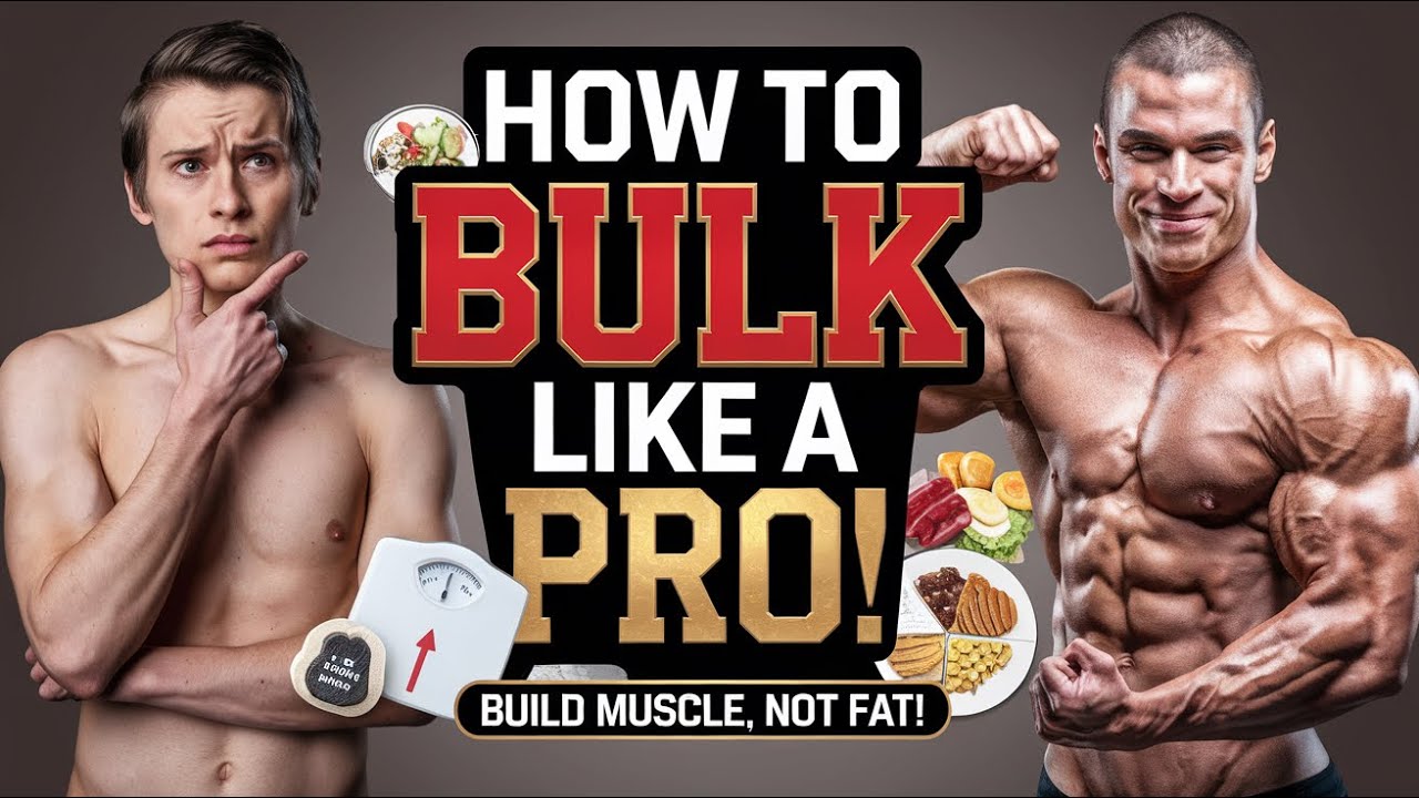 How to Bulk Like a Pro | Build Muscle, Not Fat - YouTube