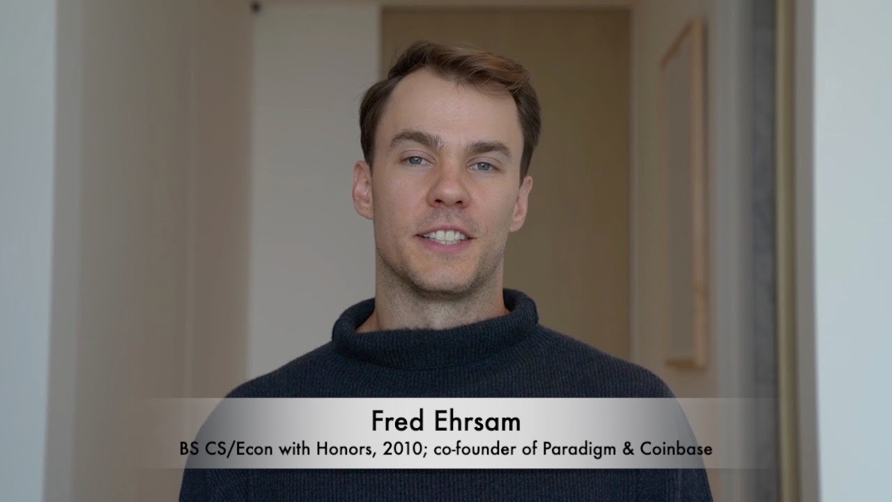 Duke CS Graduation 2021: Message from Fred Ehrsam, BS 2010 - YouTube