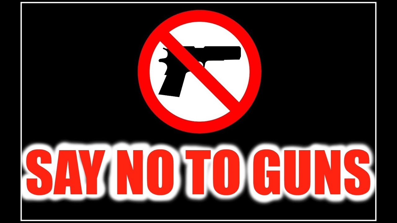SAY NO TO GUNS (HAMMER FISTING MY GUN) - YouTube