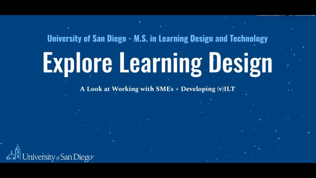 "Designing & Delivering Instructor-Led Training & Working with SME's ...