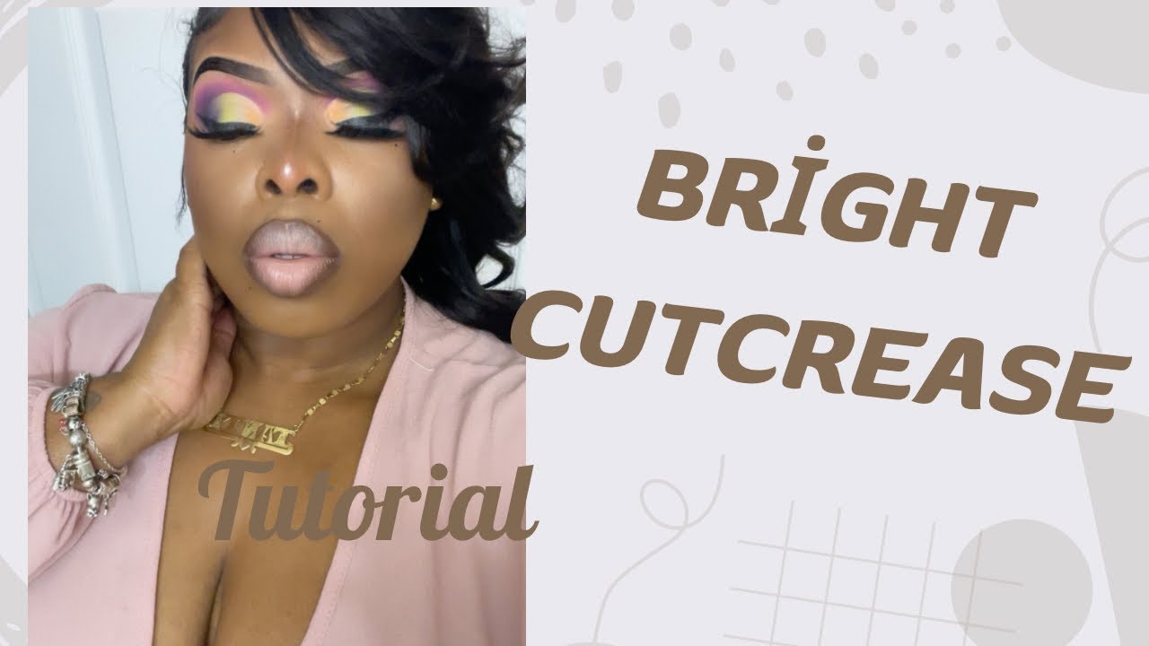 Bright color cut crease | Eyeshadow Tutorial - YouTube