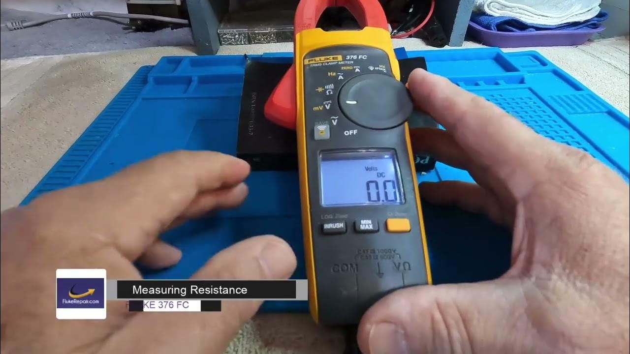 HOW TO USE A FLUKE 376 FC CLAMP METER pt. 1 - YouTube