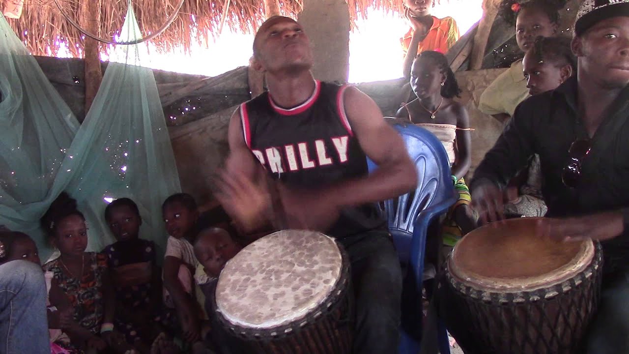 Emmanuel Djo bi loving the Djembe - YouTube