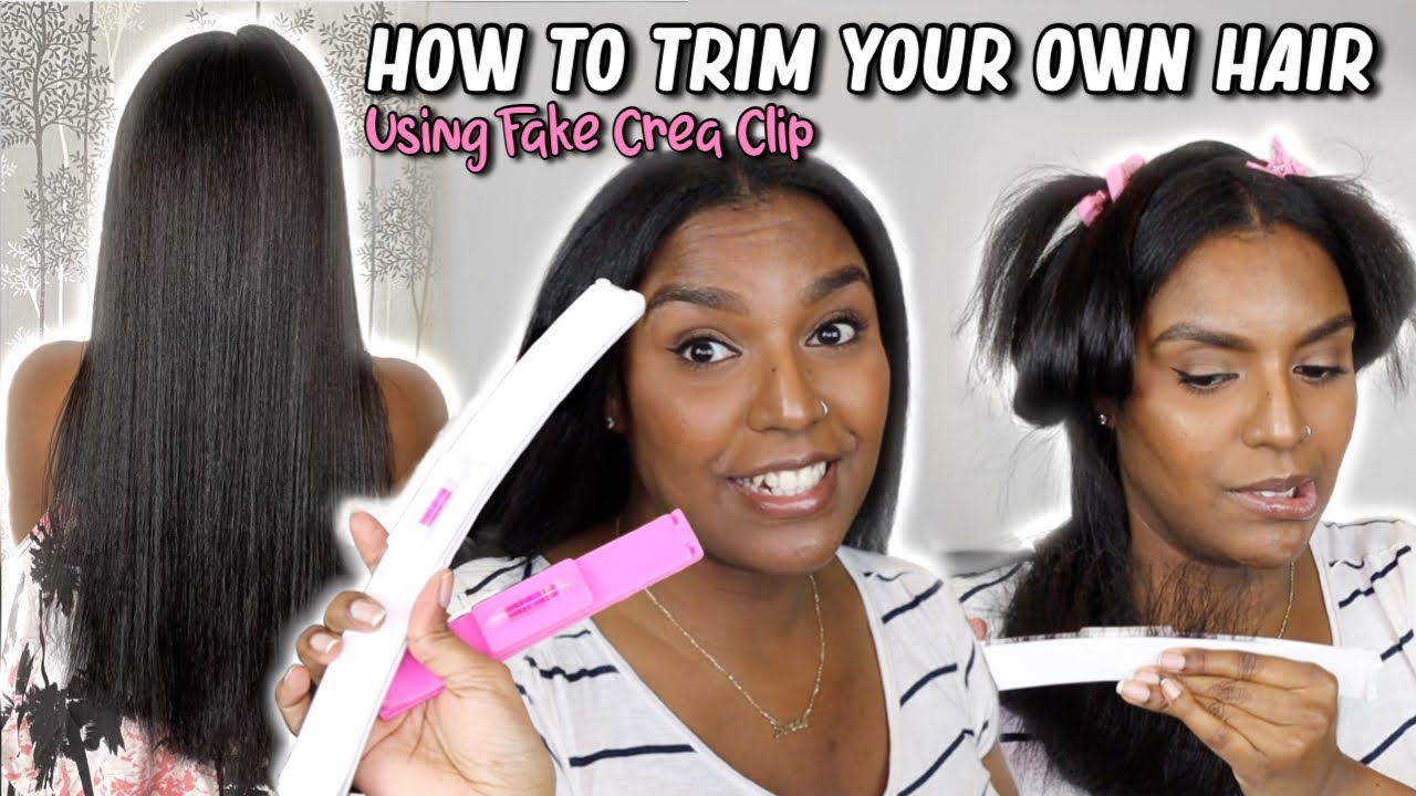 UPDATED: HOW TO TRIM YOUR OWN HAIR | Trimming My Natural Hair When ...