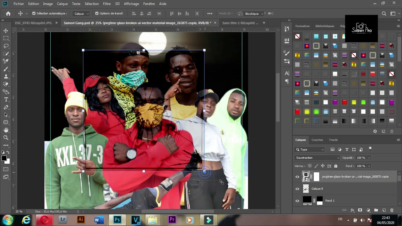 Tutoriel comment monté une affiche publicitaire avec Photoshop cc 2019 ...