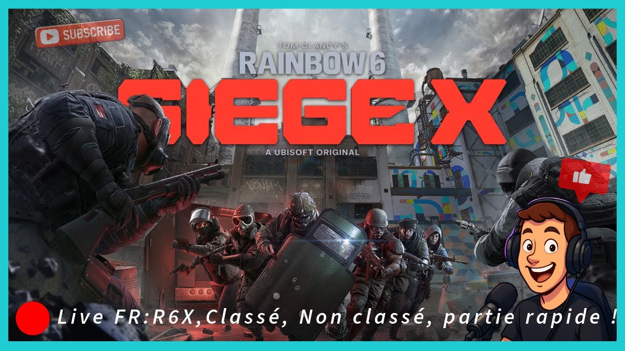 🔴LIVE FR |Rainbow Six Siege X de la classé ! |!discord - YouTube